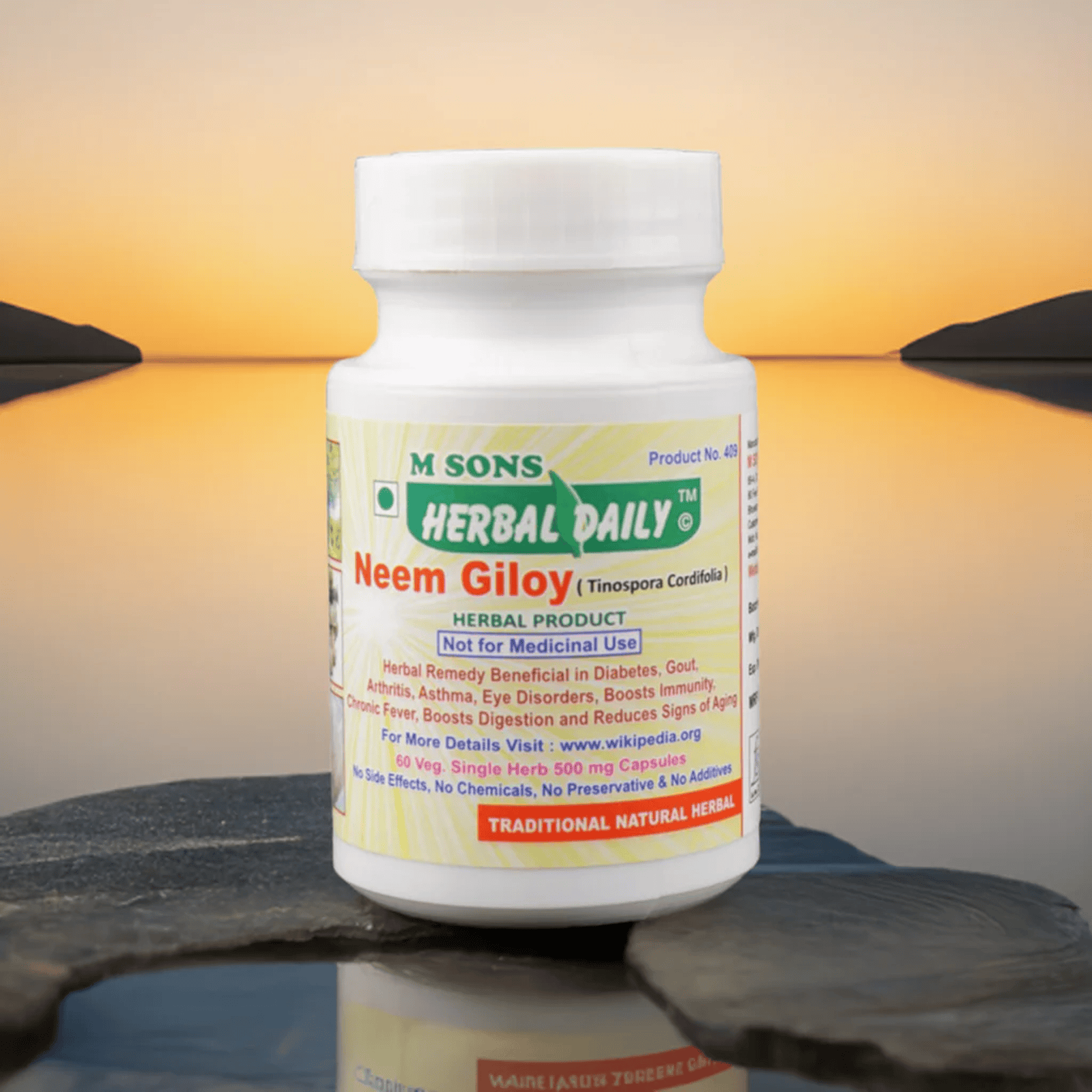 Neem Giloy Veg Capsule Boosts Immunity Reduces Stress and Anxiety ...