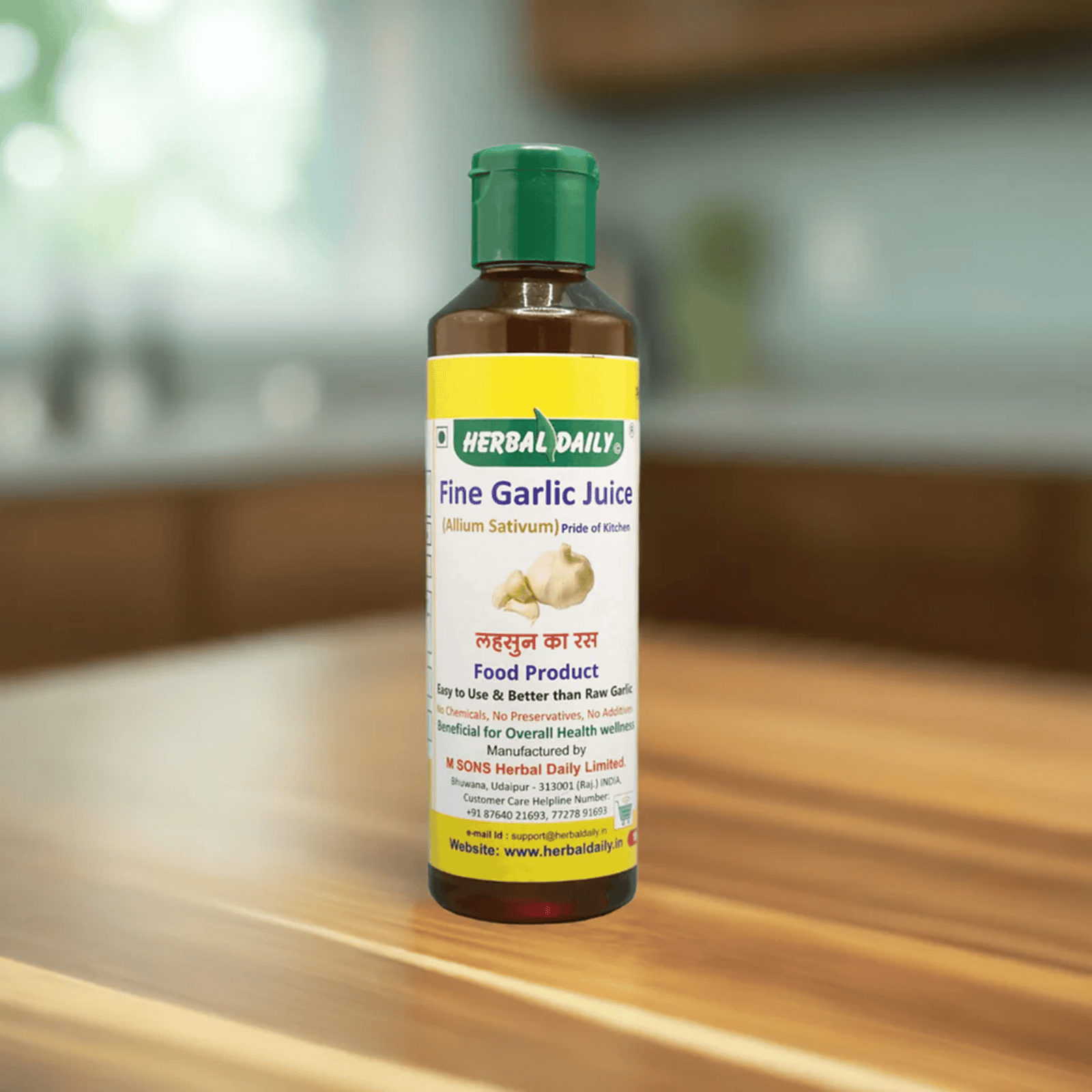 Fine Garlic Juice 200 ml | Natural | Fresh Juice – Herbal Daily